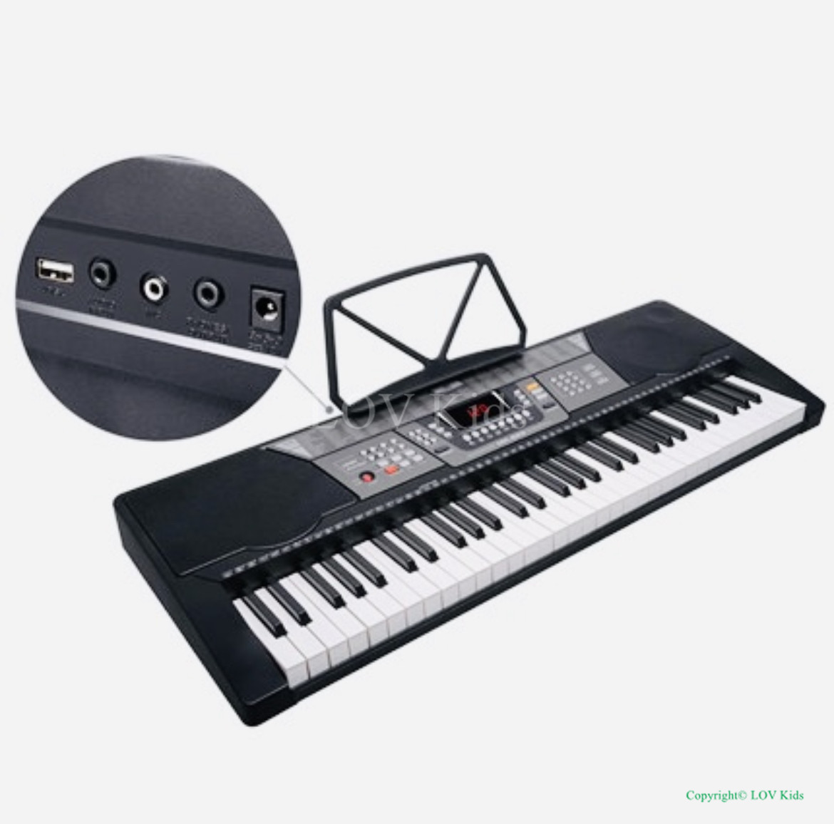 Music Keyboard MK-2089/MK-829 Electronic Piano 61 keys High Quality LCD ...