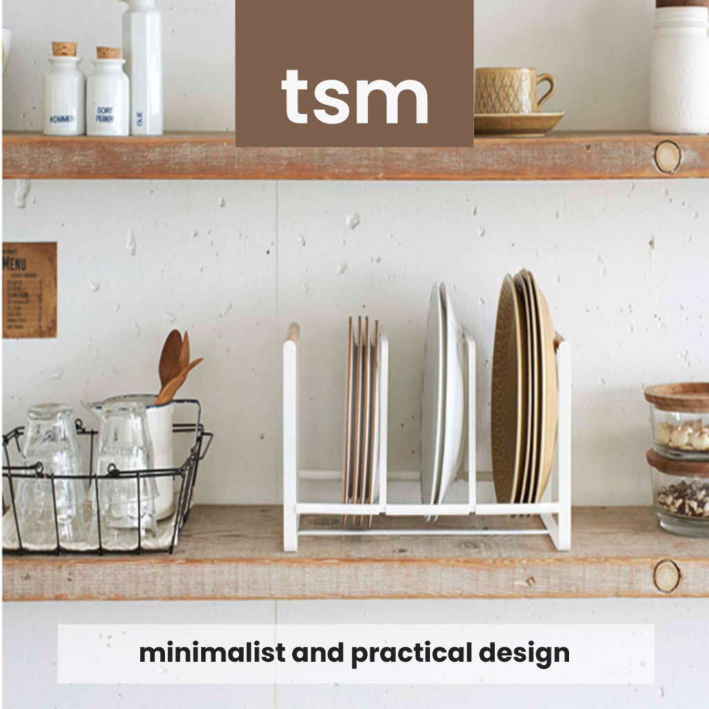 TSM Japanese Plate Rack Holder | Dish Organizer | Anti Rust ...