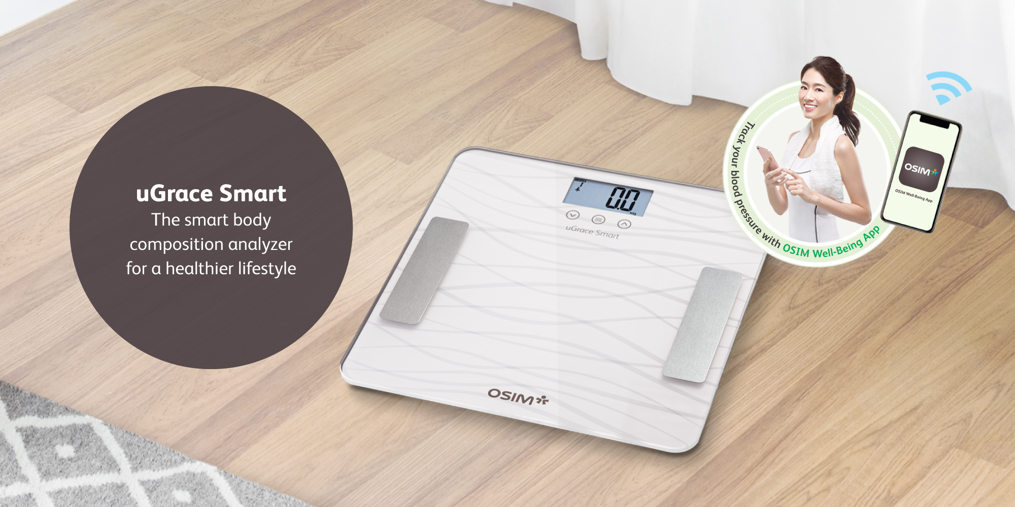 OSIM uGrace Smart Body Composition Monitor | Shopee Singapore