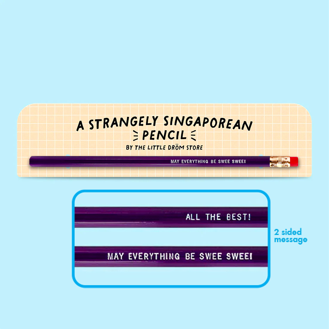 Singapore Gift Souvenir Singlish Pencil – (10 designs) Thanks / Thank ...