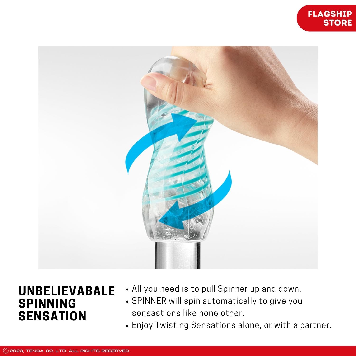 TENGA Spinner Series · Reusable Stroker with Coil Motion · Spiral ...