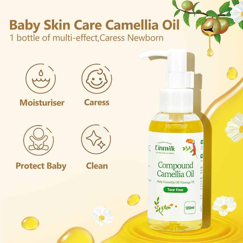 Einmilk Baby Massage Oil Nourishing Skin Care Calming Moisturising Oil ...
