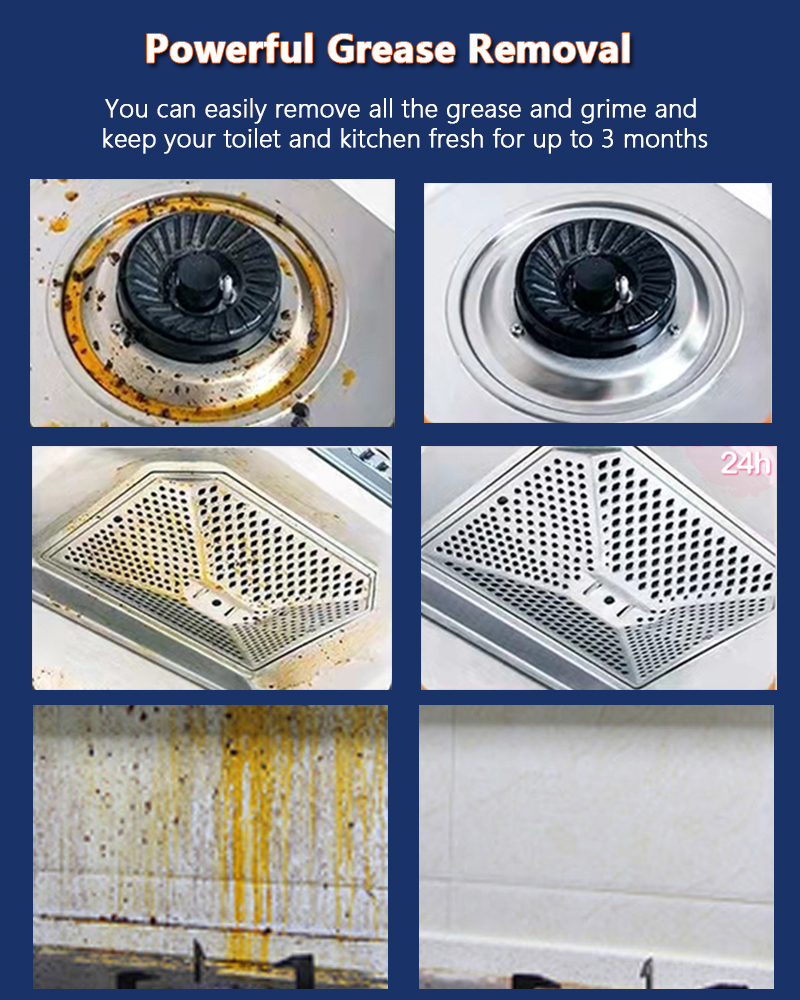 🇸🇬【SG stock】Japan Kitchen oil Cleaner Decontamination Home Grease ...