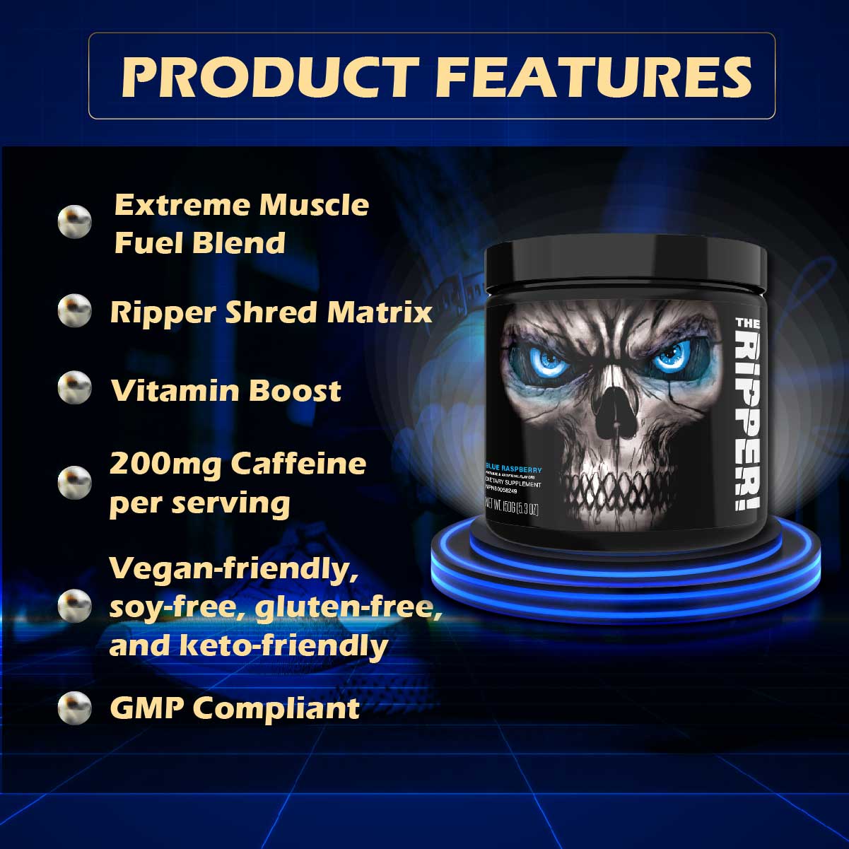 JNX Sport The Ripper, Ultimate Fat Burner and Weight Loss Supplement ...