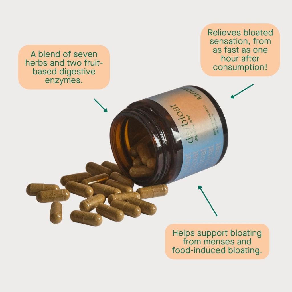 Moom Health™ de/bloat Supplement | Relieves Bloating & Digestive ...
