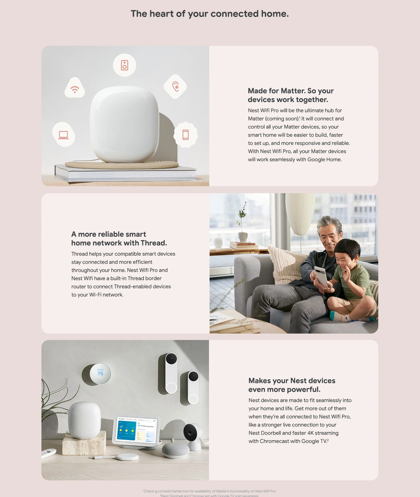 Google Nest Wifi Pro with Wi-Fi 6E AX5400 Mesh Router | Shopee Singapore