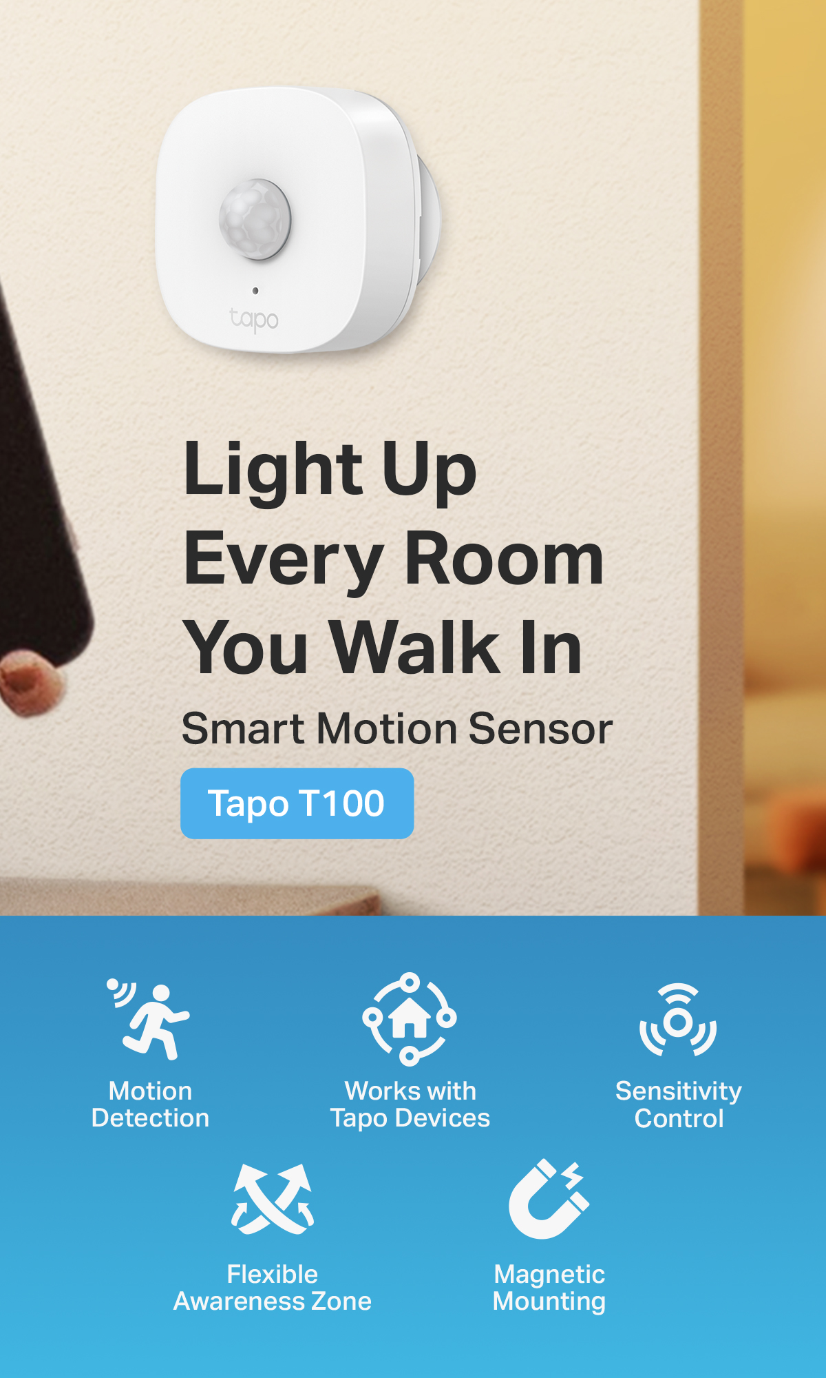 TP-Link Smart Motion, Temperature, Humidity Sensor Tapo T100/T110/T300 ...