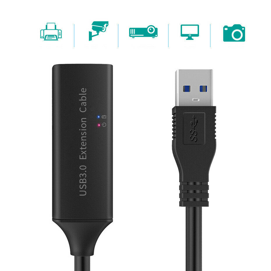 ATZ (5m to 30m) USB 3.0 Active Repeater Cable, Extension Cable Male to ...
