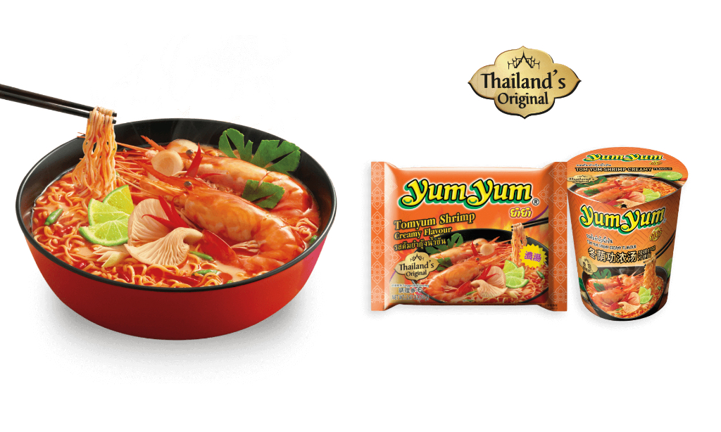 Yum Yum Thai Spicy Seafood Green Curry Tomyum Shrimp Creamy Instant ...