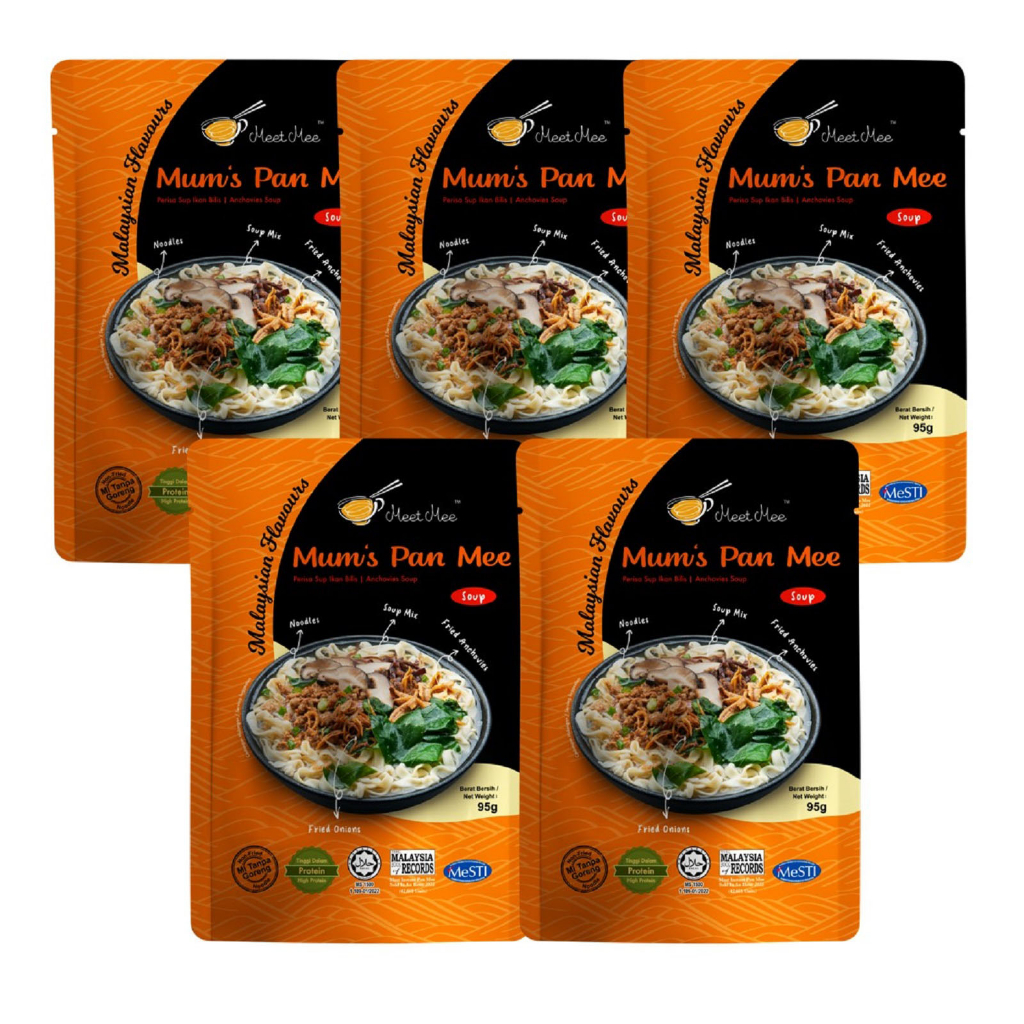 [BUNDLE OF 5] MEET MEE Chili Pan Mee Fish Cakes / Chili Pan Mee ...