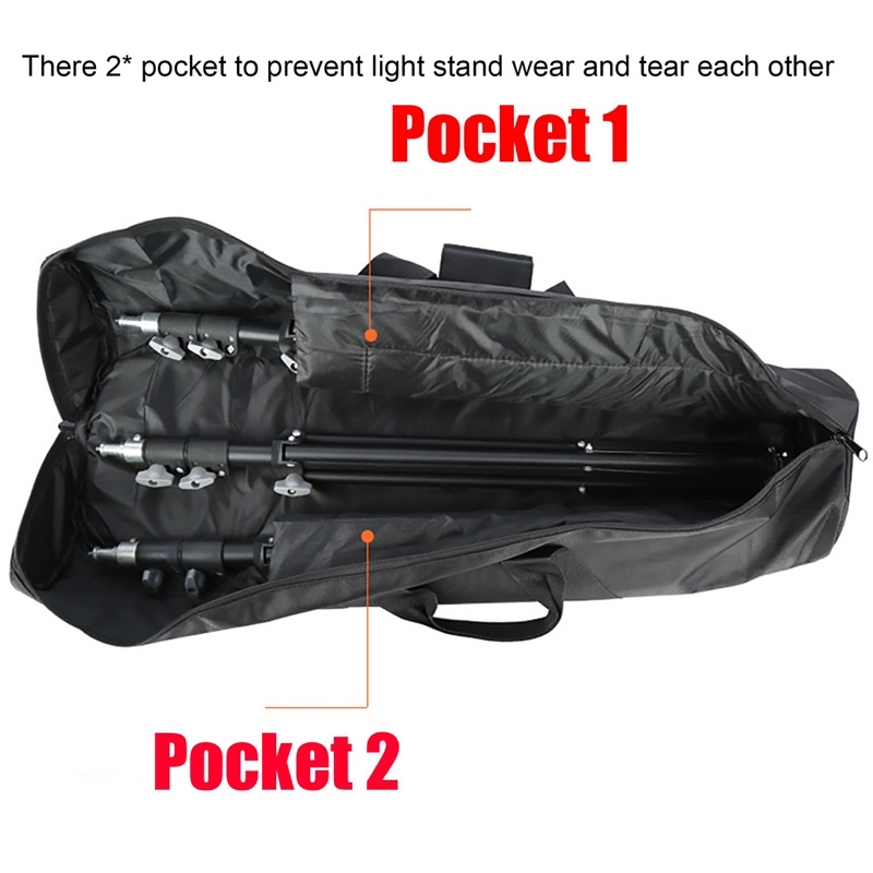 Photography Light Stand Carrying Bag 80cm/100cm/120cm,LightStand bag ...