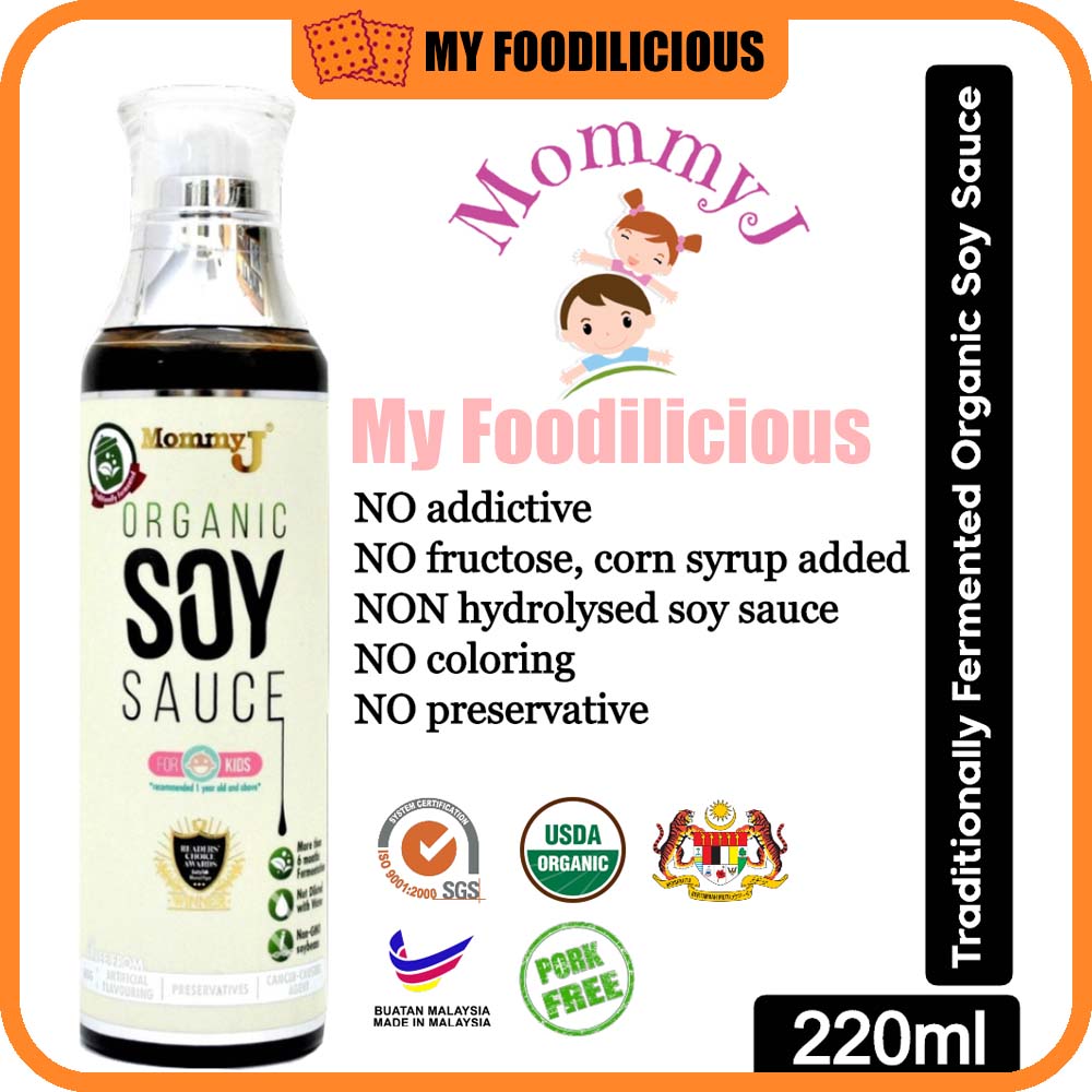 MOMMYJ Traditionally Healthy Wholesome Fermented Organic Soy Sauce ...