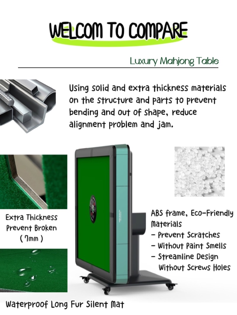 FUNTOWN ELEVATOR 2.0 / Automatic Folding Mahjong Table / Foldable ...