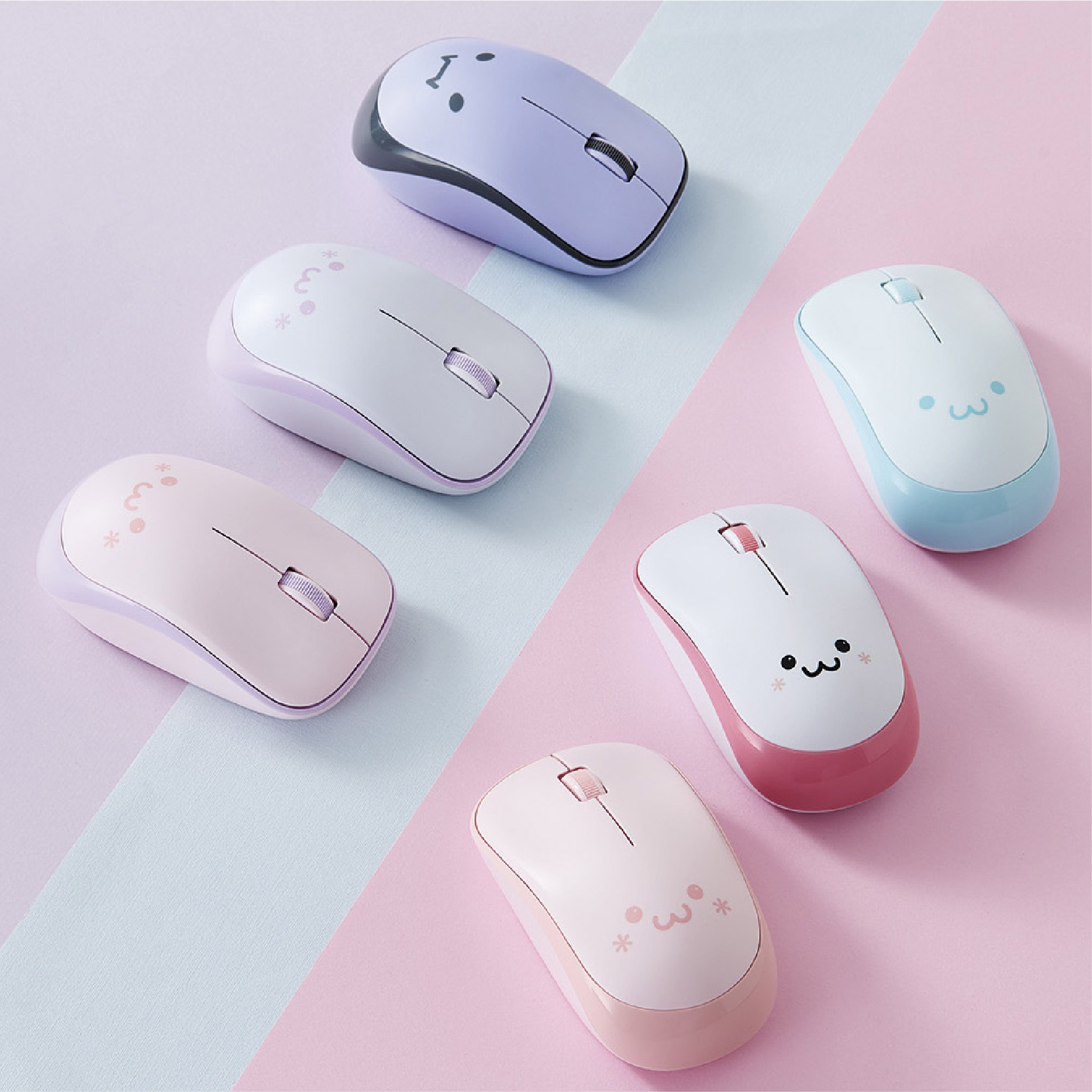 ELECOM 2.4GHz Wireless Silent Mouse/ Basic Cute Mice/ 3 Buttons SHIRO ...