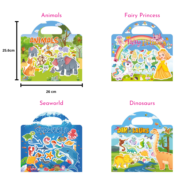 Children Day | Reusable Sticker Book for Kids / Educational Learning ...