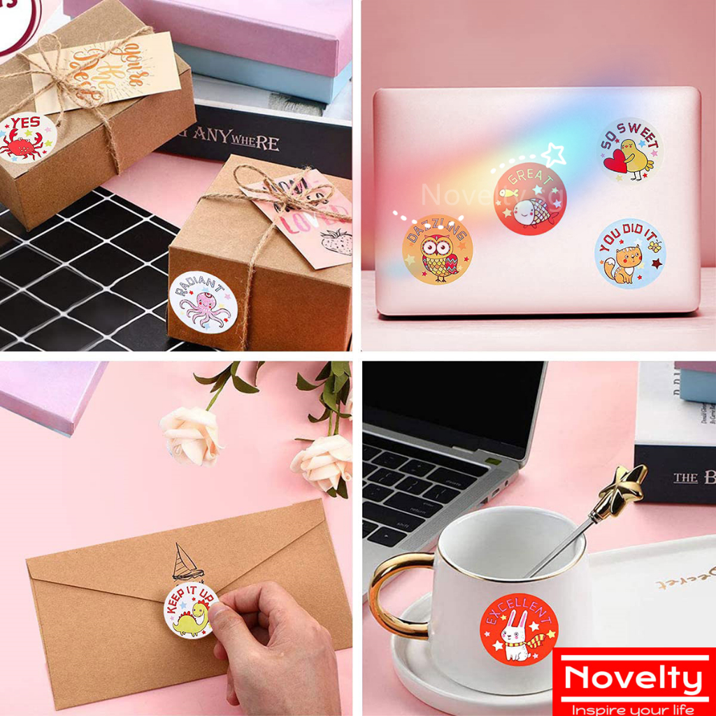 (🇸🇬 Local seller) 🏆Best seller 500pcs/roll Reward Stickers Motivational ...