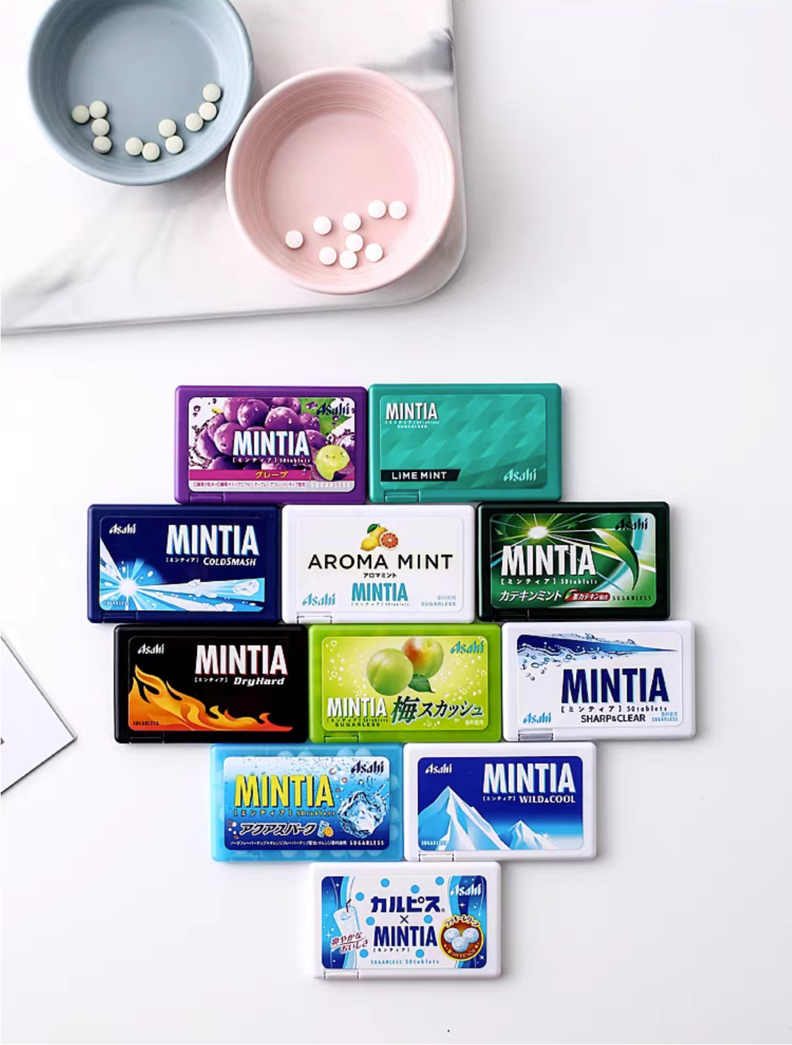 【Direct from Japan】Asahi Mintia Sugarless Candy 50 tablets (7g) Cool ...