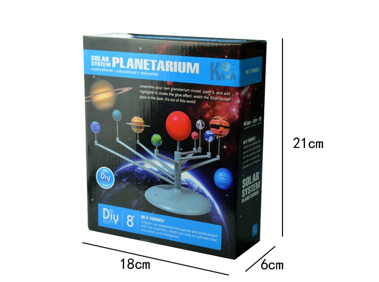 [SG] IMP HOUSE Stem Toy Solar System Nine Planets Planetarium Model Kit ...