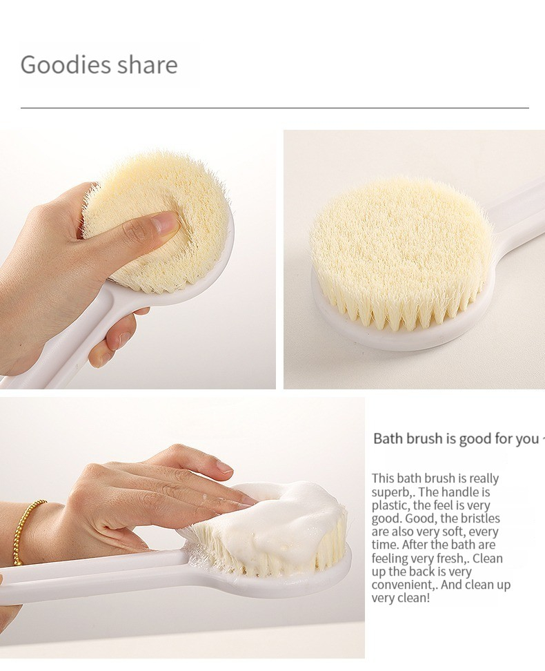 [🇸🇬SG Stock]Long Handle Bath Brush Back Rub Back Bath Scrub Magic ...