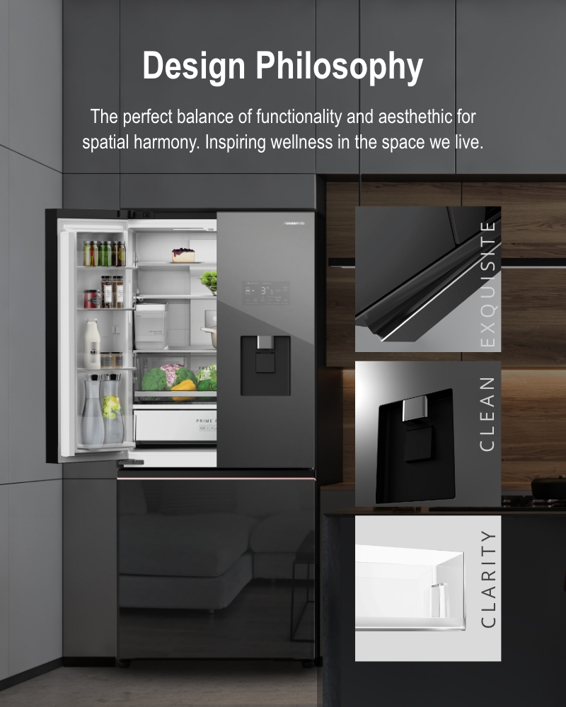 Panasonic Prime+ Edition 3 Doors Refrigerator with PrimeFresh and ...