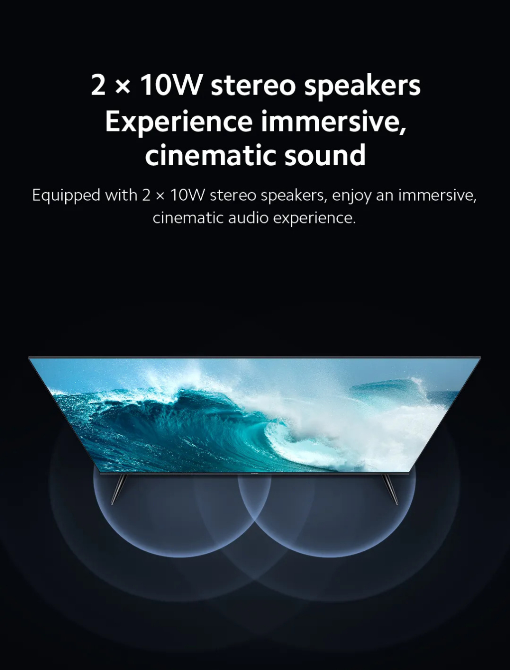 Xiaomi 58-Inch A2 Smart Android TV with MITV+ Netflix Google Playstore ...