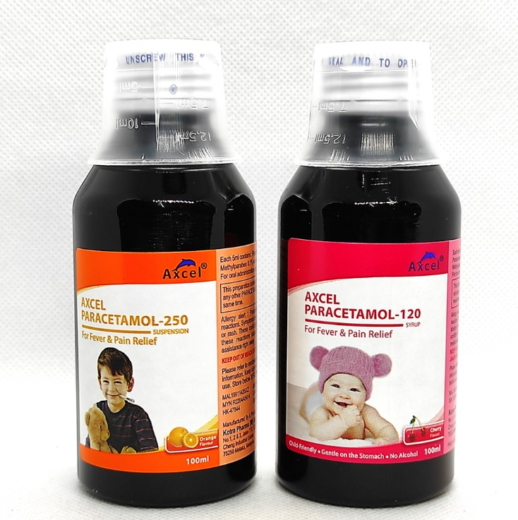 [Fast Shipping] PARACETAMOL SUSPENSION (AXCEL) 120mg/250mg per 5ml ...