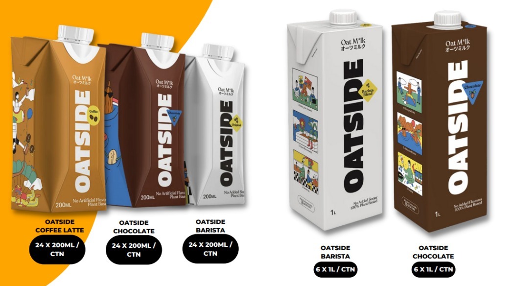OATSIDE Chocolate Edition Oat Milk 1L X 6 (TETRA) - FREE DELIVERY ...