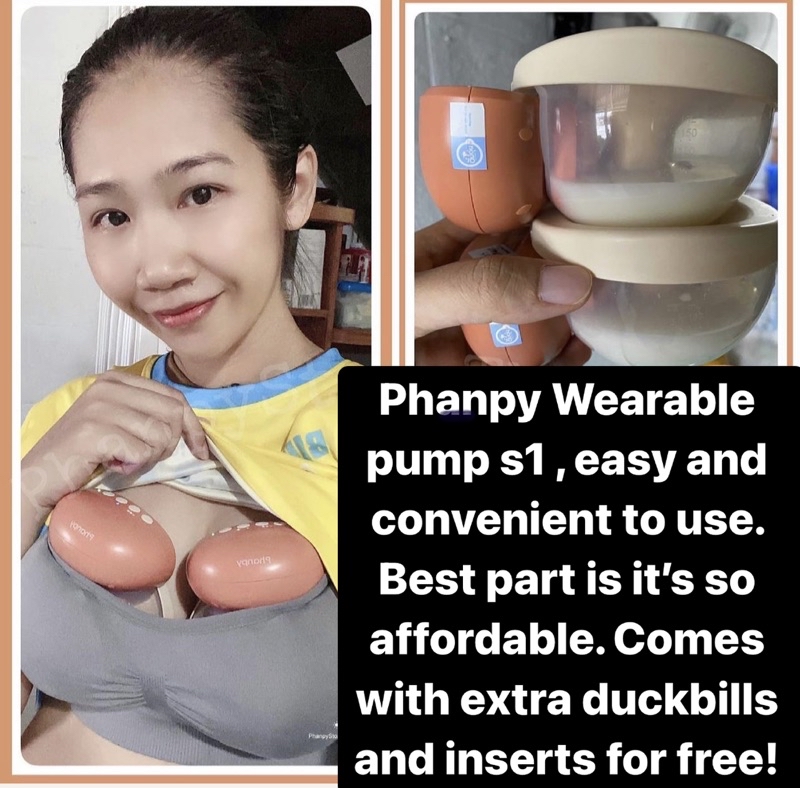 Phanpy Wearable Handsfree Breast pump S1 Single electric | Shopee Singapore