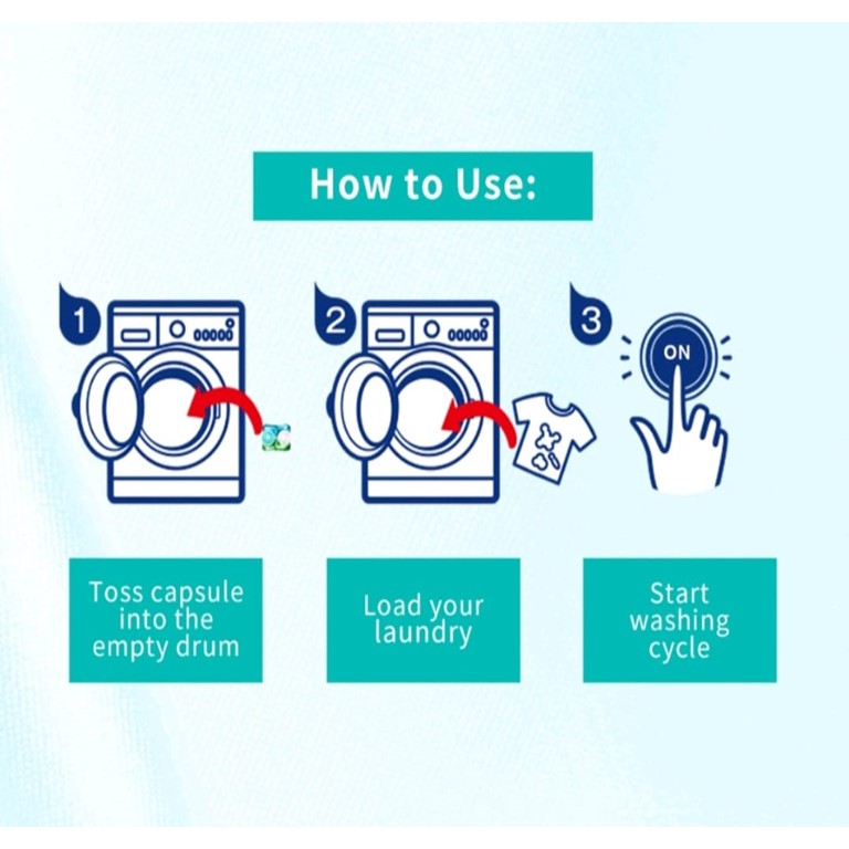 [🔥FREE SHIPPING🔥]KA 4 in 1 washing capsule Pod Antibacterial Laundry ...