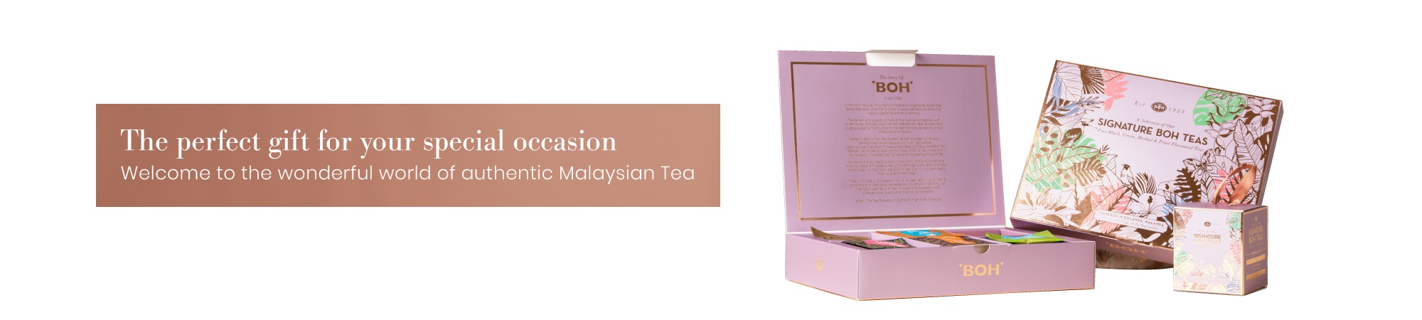 BOH Signature Tea Gift Box Set Giftbox Gold Blend Seri Songket ...