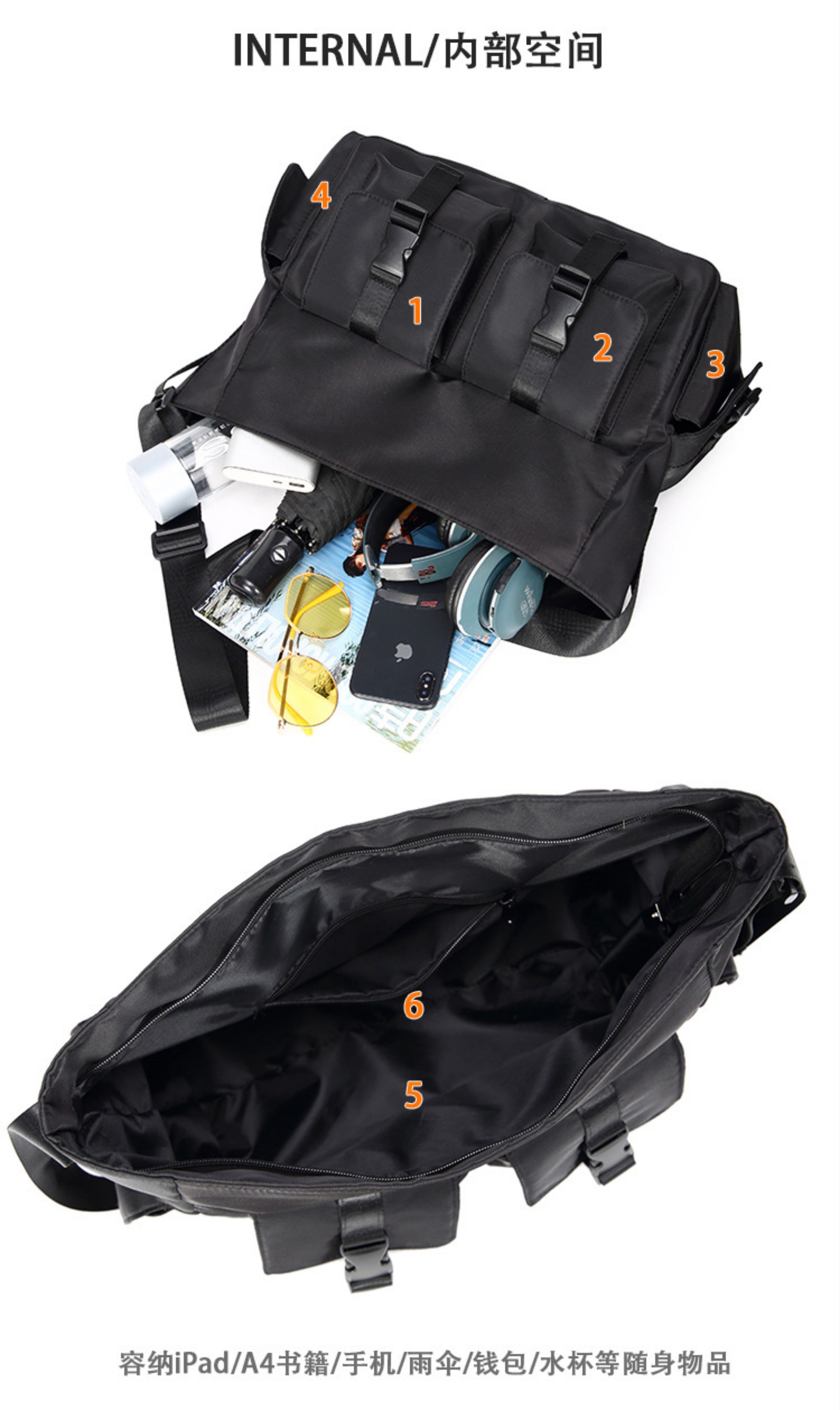 Messenger Bag Men Trendy Brand Japanese Sling Bag | Shopee Singapore