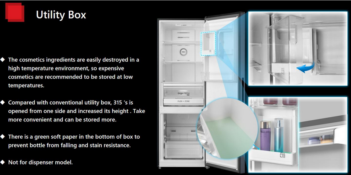 *NEWLY LAUNCHED* TOSHIBA GR-RB410WE-PMX(06) 332L BOTTOM MOUNTED FREEZER ...