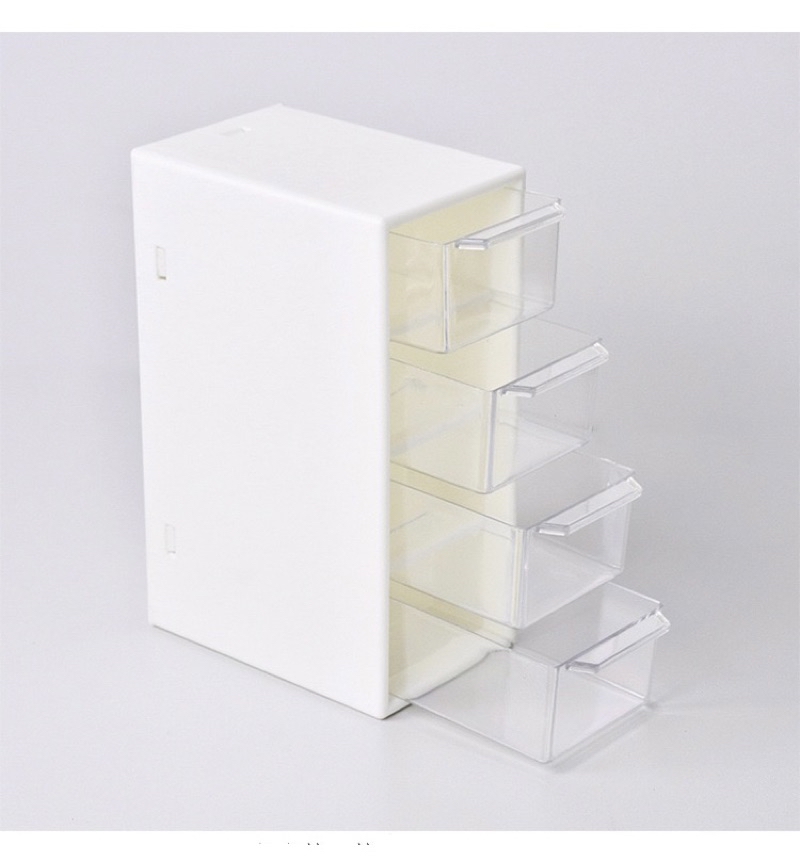 [K Plus🇸🇬] Mini Transparent Drawer Storage Box Office Desktop and ...