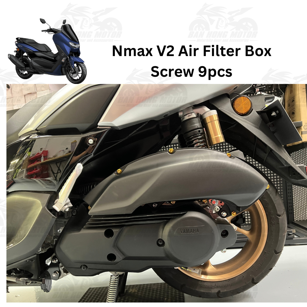 Nmax Bolt Set Titanium Screw Windshield Screw/Coverset Screw/Exhaust ...