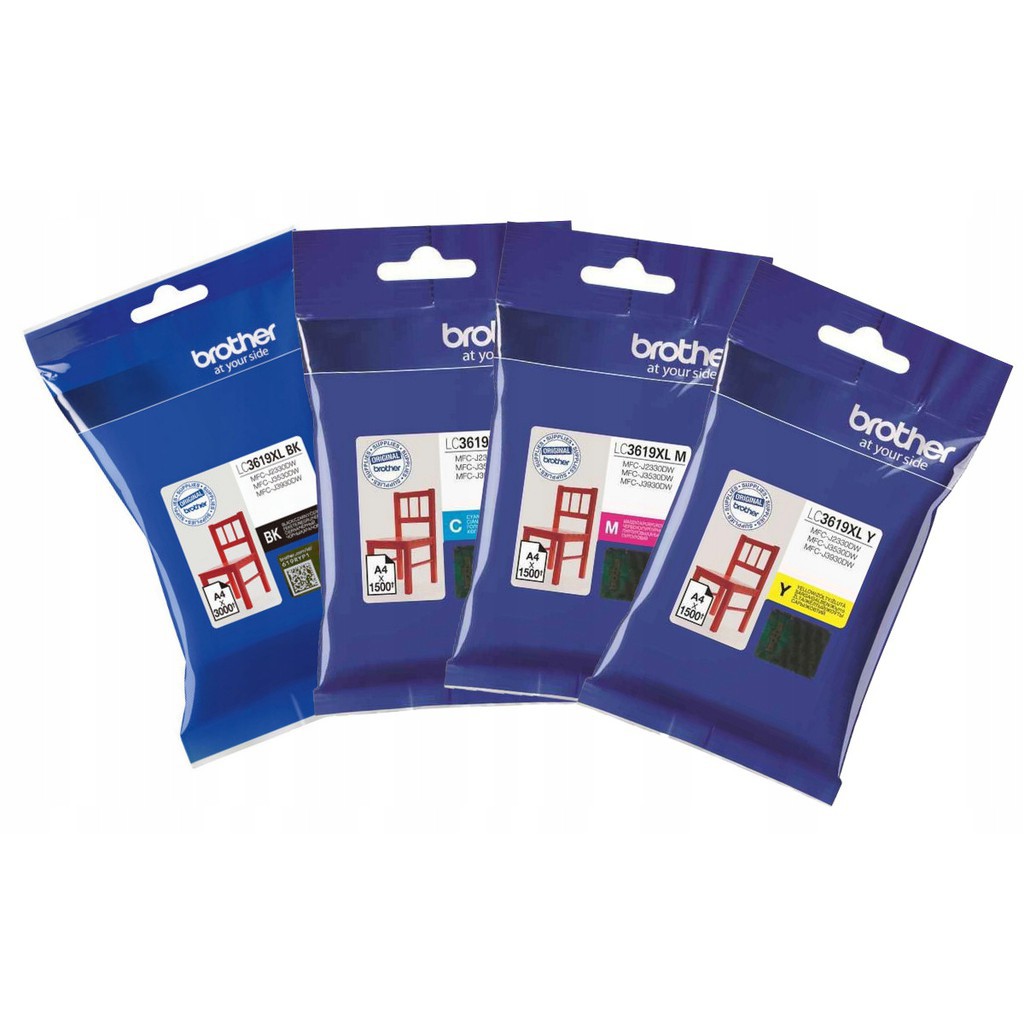 [ORIGINAL] Brother LC3619XL LC 3619XL 3619 Ink Cartridg Black Cyan ...