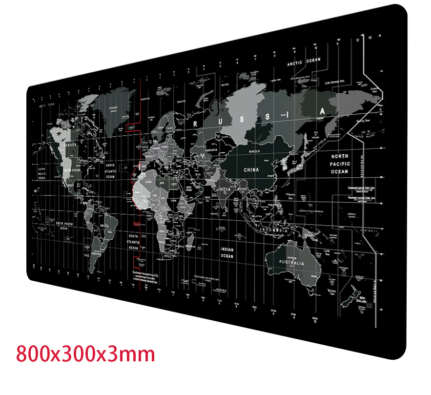 [SG Seller] Premium Non-Slip World Map Gaming Mouse Pad Mouse Mat ...
