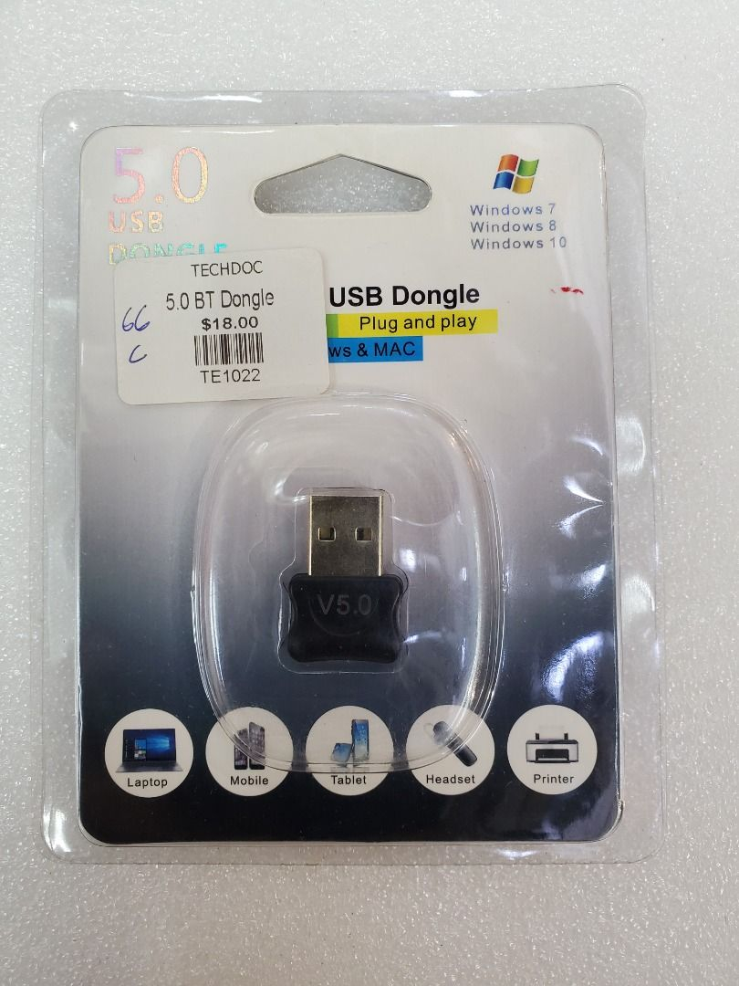 USB Dongle V5.0 Bluetooth Connectivity 4 Gram Wireless | Shopee Singapore