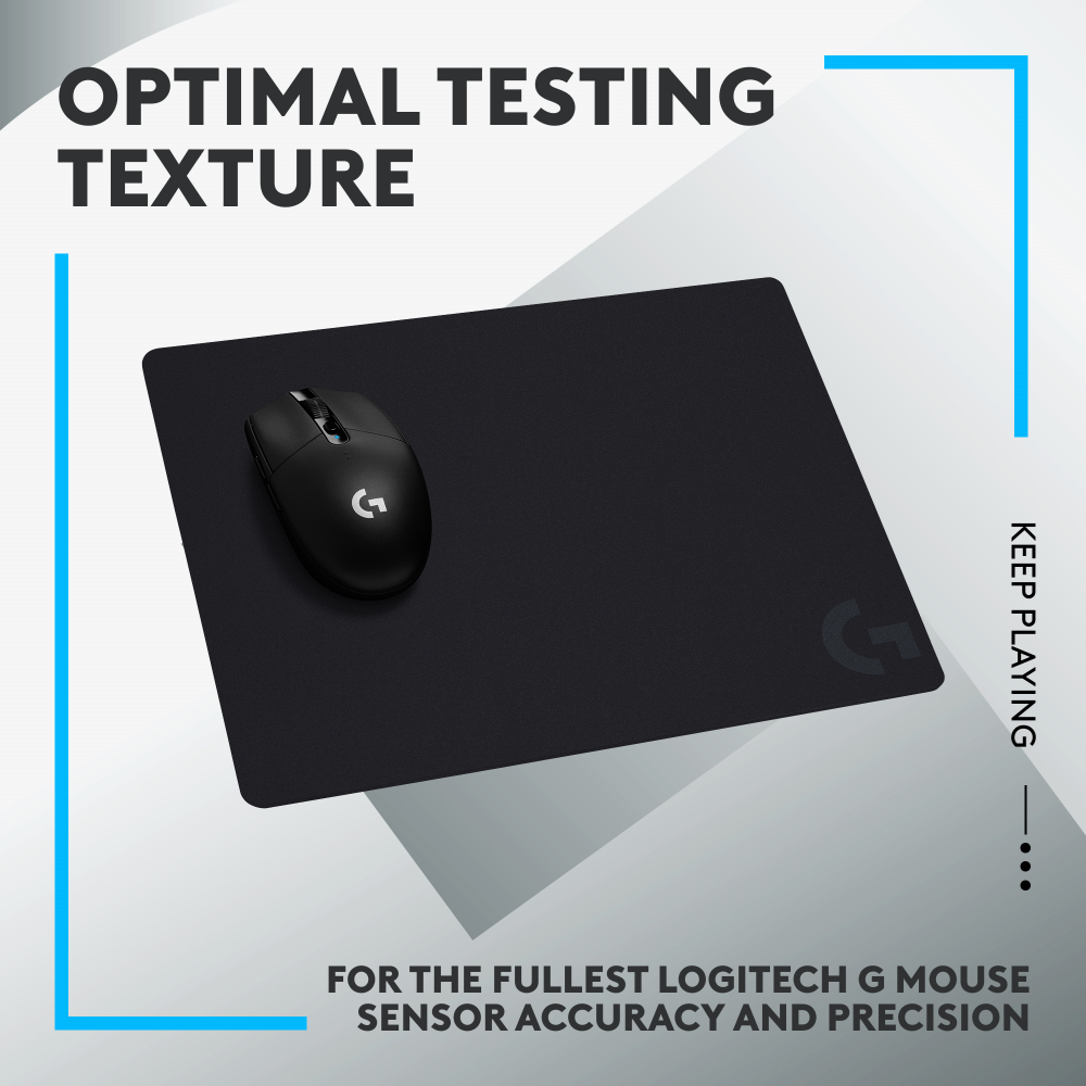 Logitech G440 Hard Gaming Mousepad, Ultra Low Polyethylene Surface ...