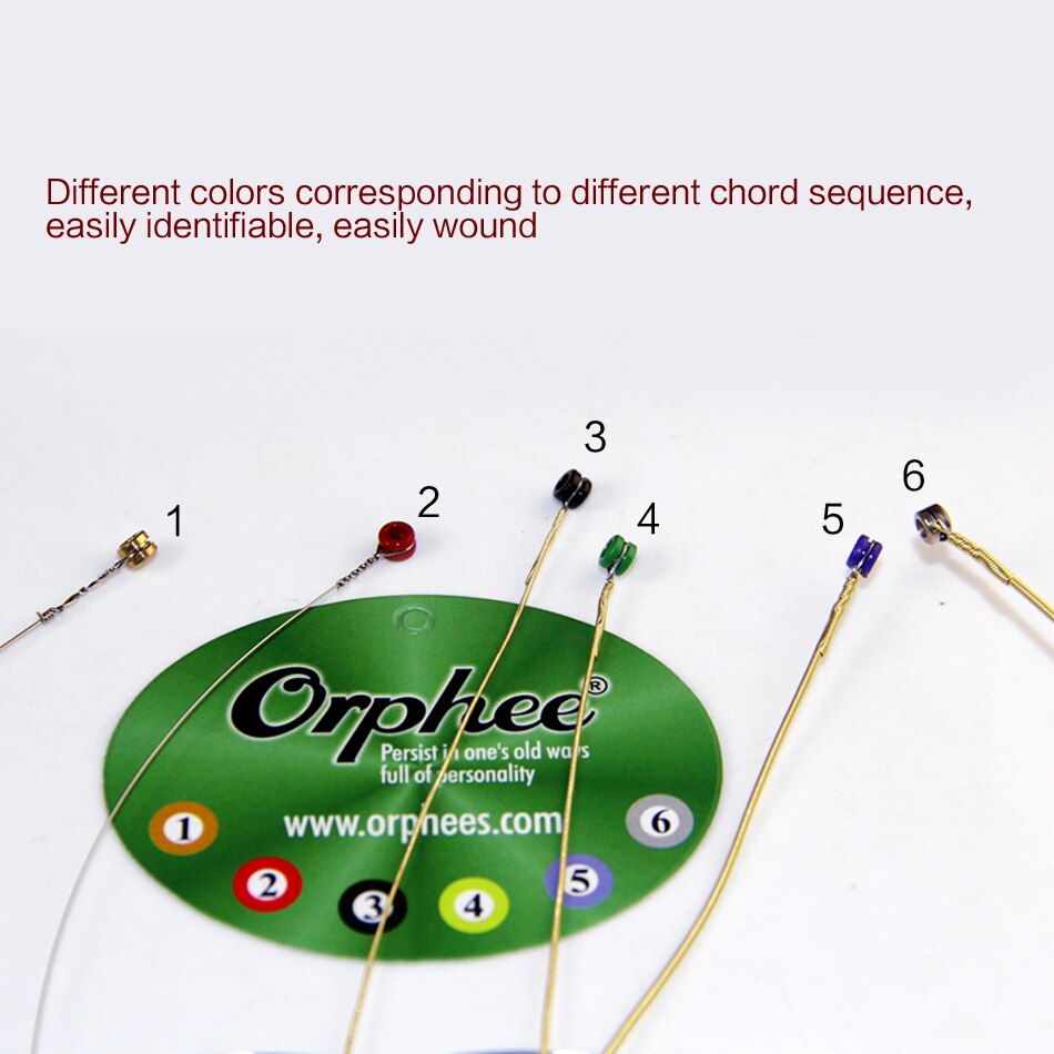 🇸🇬 | Classical or Acoustic or Electric Guitar 6 Strings Set Orphee ...