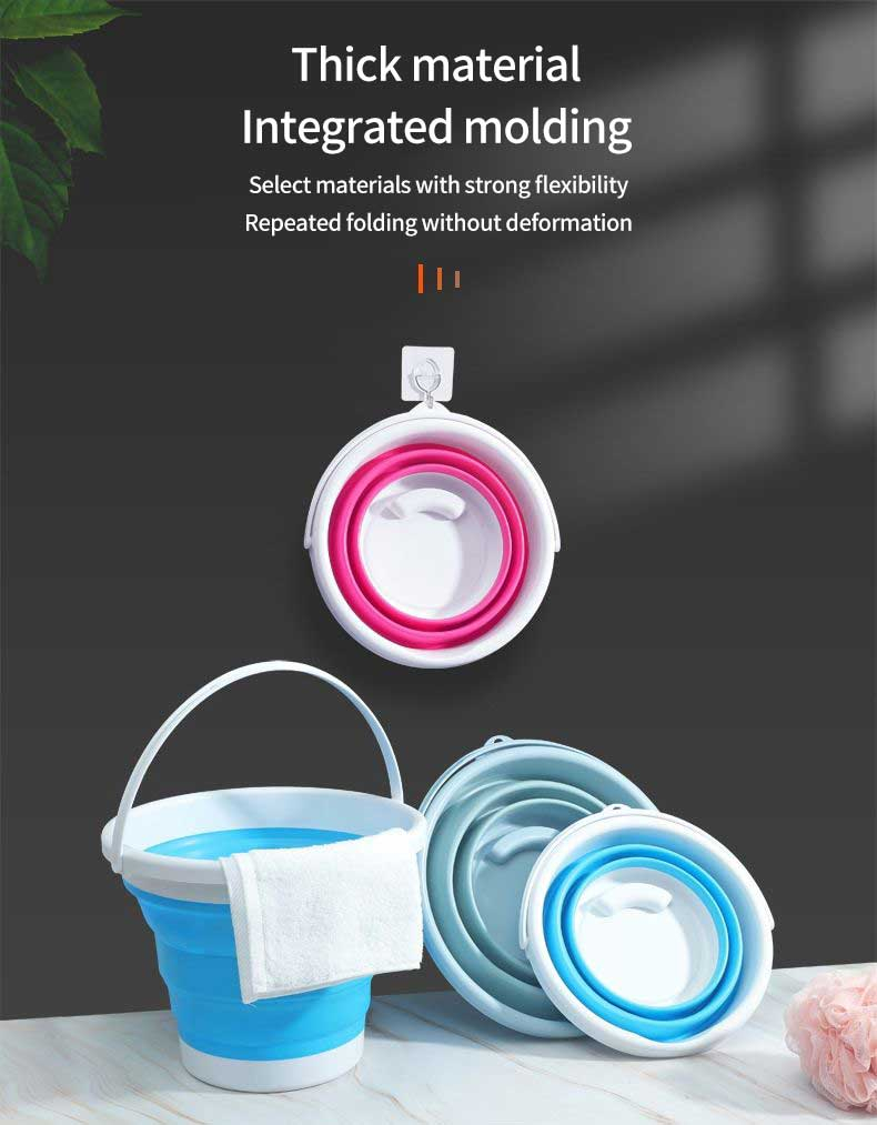 (HOME+) 🔥SG LOCAL STOCK🔥 Foldable Pail 5L and 10L Waterproof Fishing ...