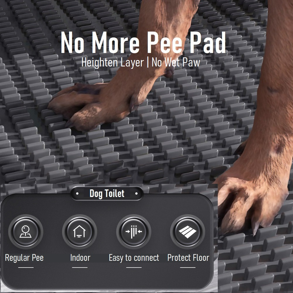 Pet Dog Pee Tray Reusable Training Pee Pad Easy to Clean Dog Toilet ...