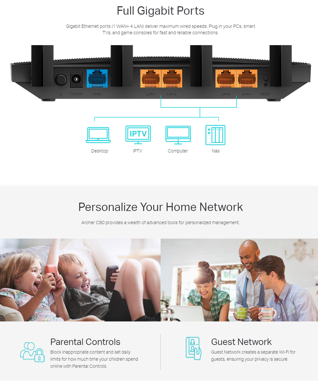 TP-Link Archer C80 AC1900 Wireless MU-MIMO Wi-Fi Router | Shopee Singapore
