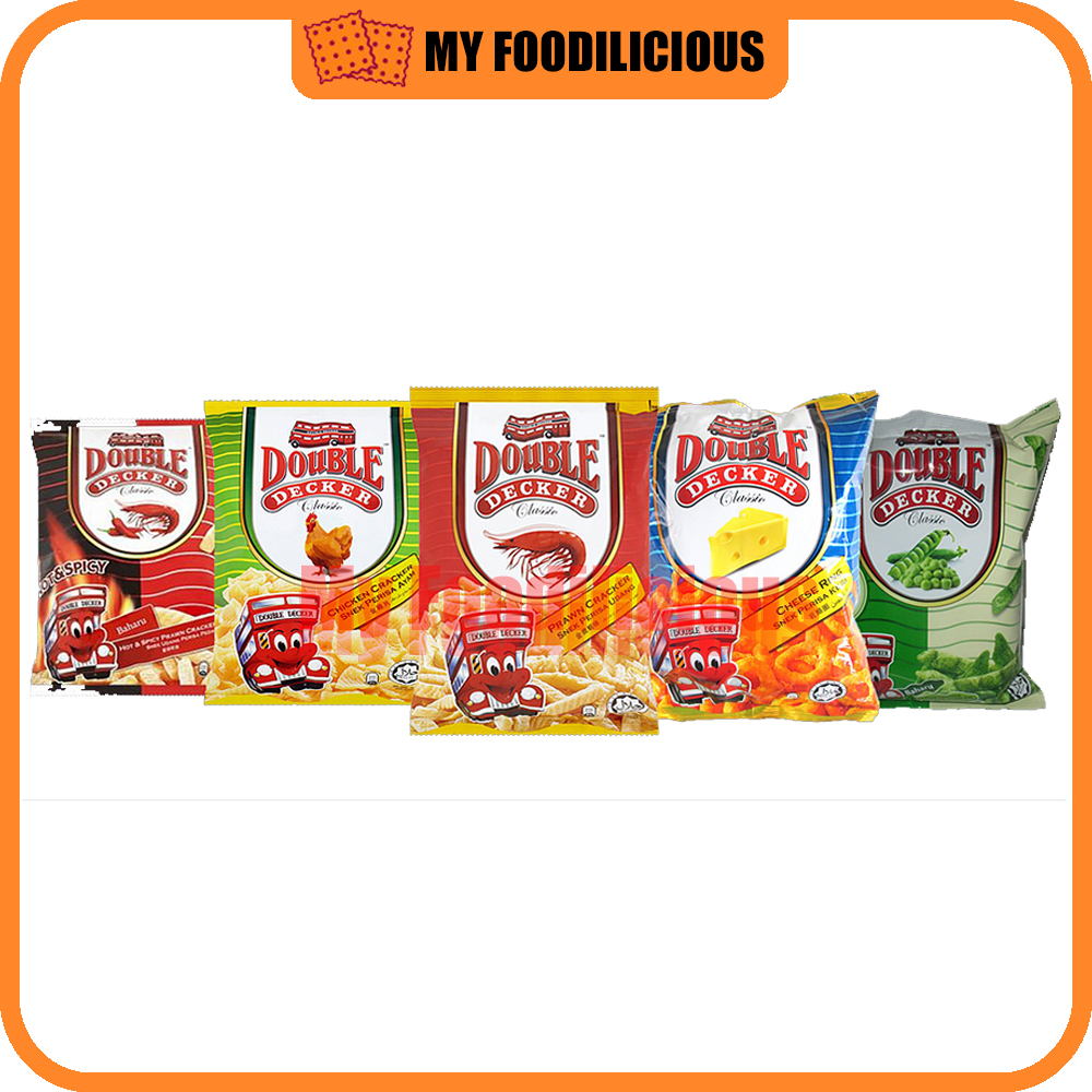 Double Decker Snack 60gx10packs Childhood Snack Birthday Party | Shopee ...