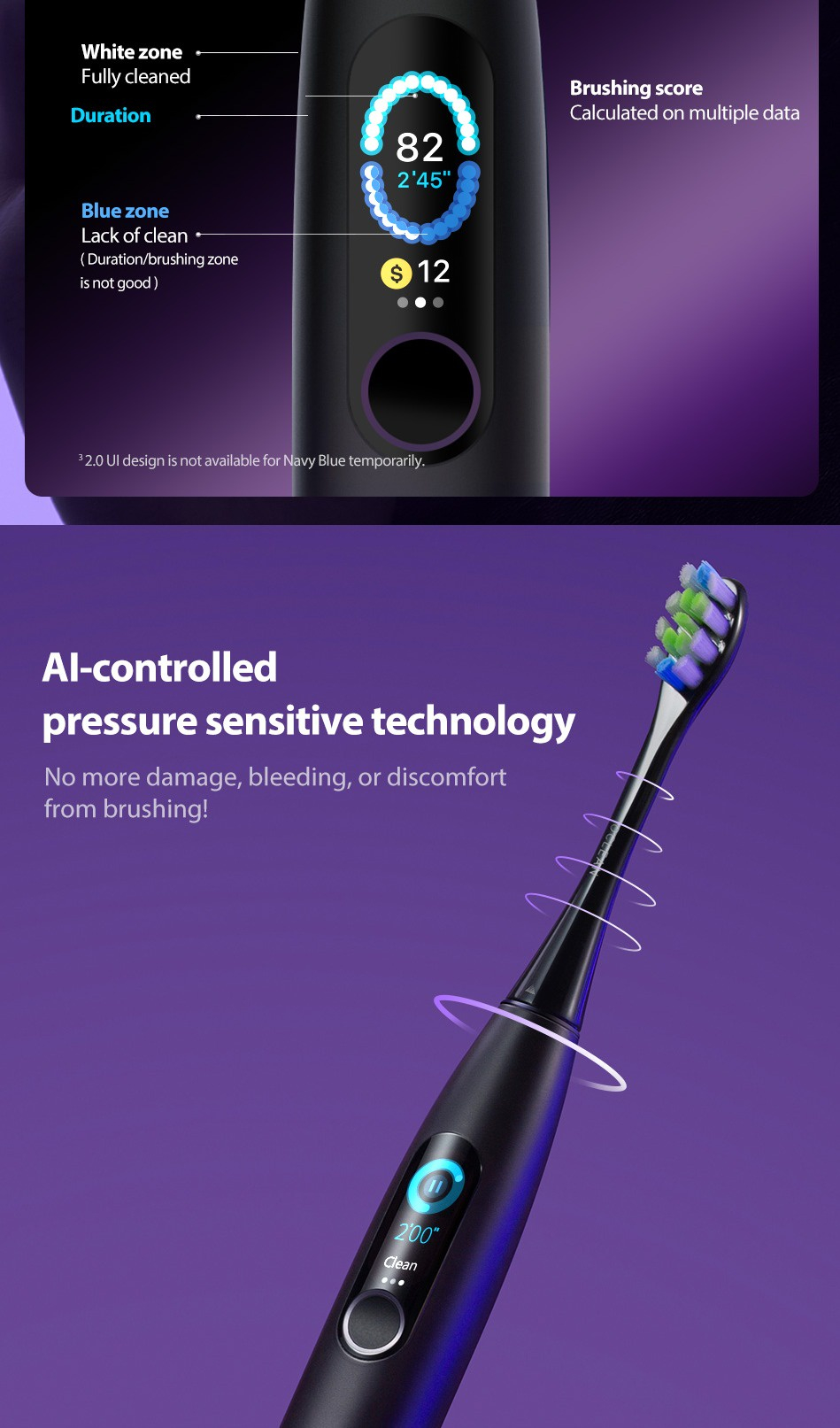 [BEST VALUE] Oclean X Pro Smart world first Touch Screen Electric ...