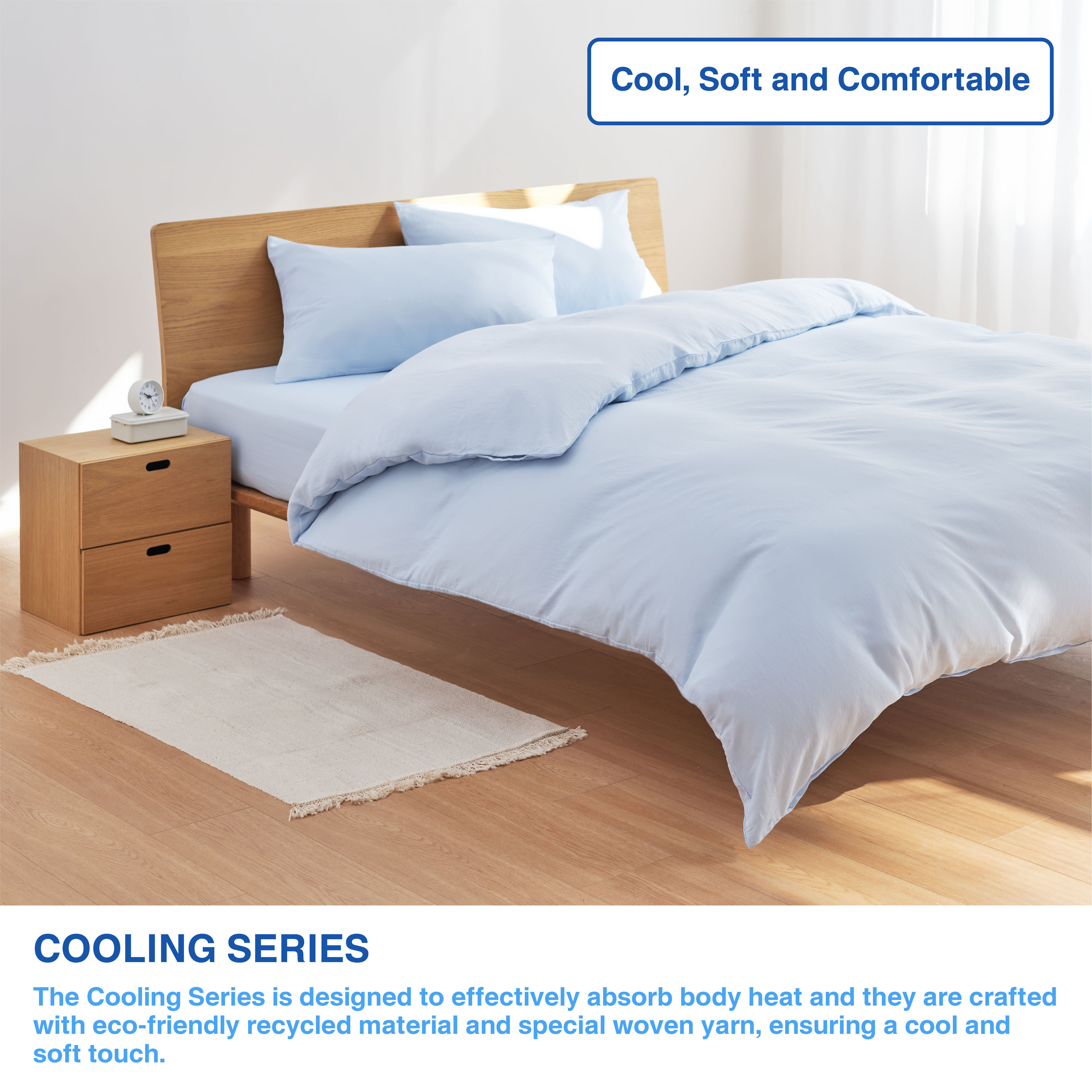 MUJI Cool Touch Fitted Sheet | Shopee Singapore