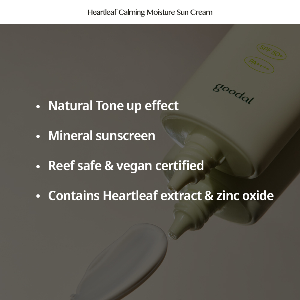 [GOODAL] Heartleaf (Houttuynia Cordata) Calming Mineral Filter Sun ...