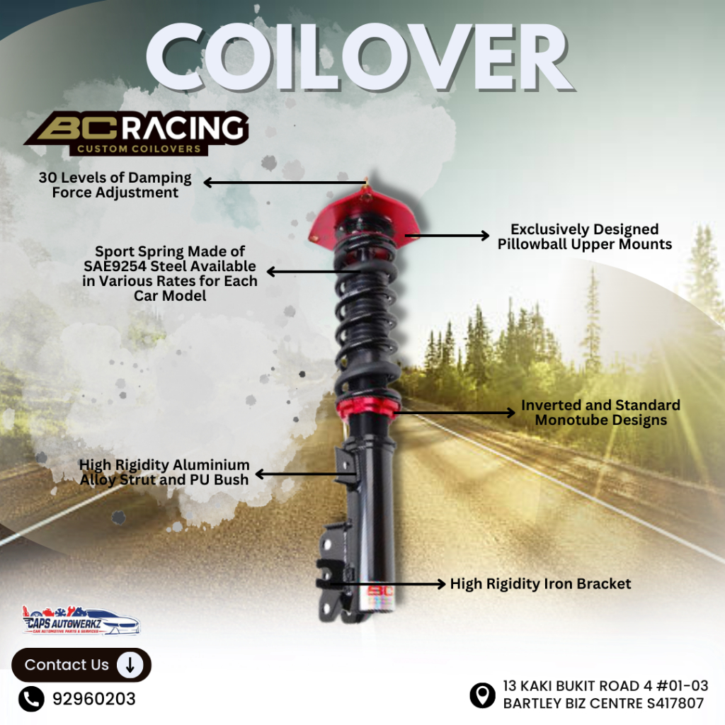 BC V1 Racing Coilover With Installation | Suitable for Most Asian Cars ...