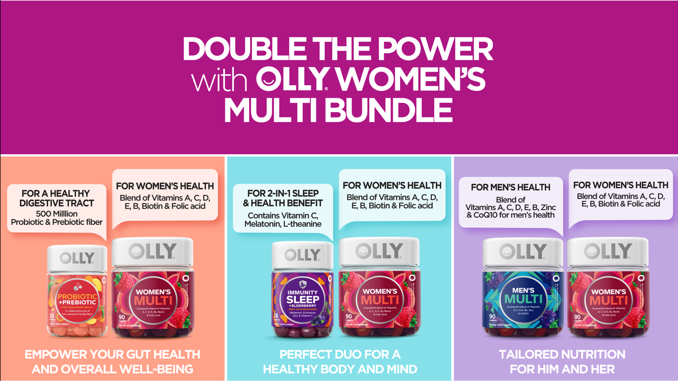 [Bundle of 2] Goddess Vitamin-OLLY GMY Women Multi (EXP:06/2026) and ...