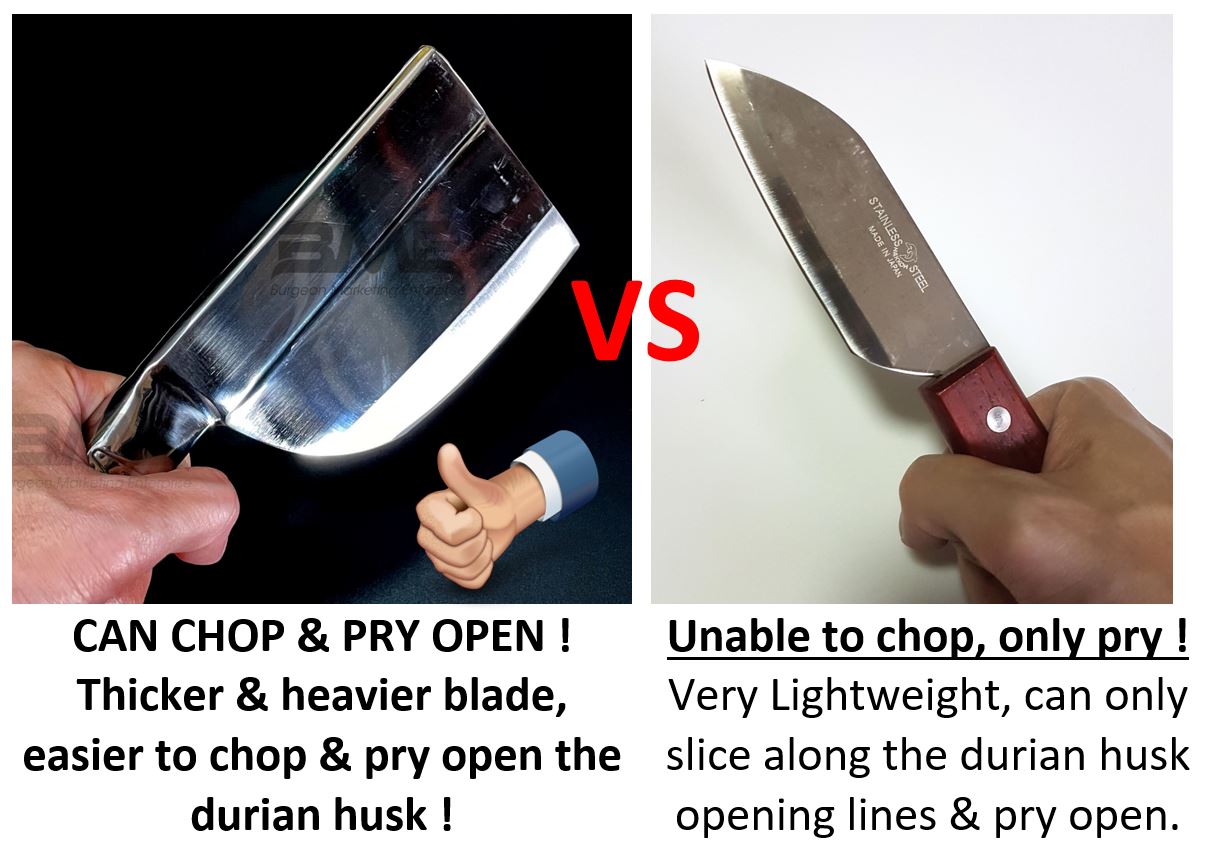 Professional Durian Knife ★ Durian Seller Stainless Steel Durian Knife ...
