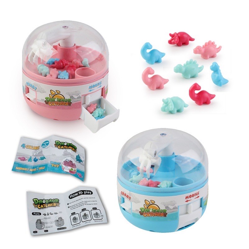 Mini Claw Machine Catcher Toy Dinosaur UFO Catcher OR Fishing Game ...
